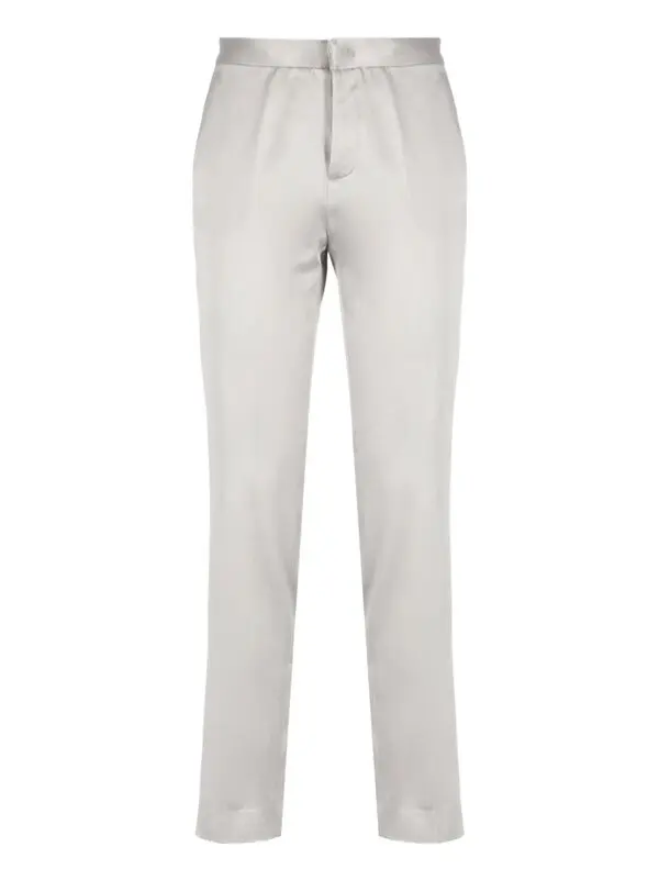Fabiana Filippi Cropped Satin Trousers - White