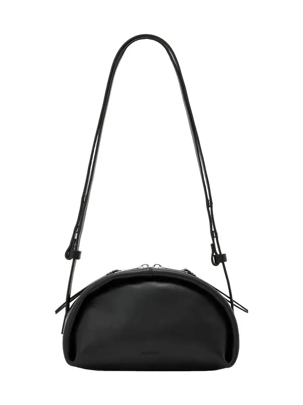 ALLSAINTS Zippered Shoulder Bag - Black