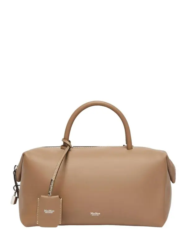 Max Mara Zippered Shoulder Bag - Mud Color