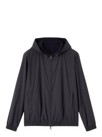 Loro Piana Hooded Zip-up Jacket - Black