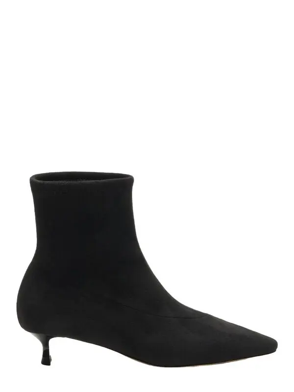 Casadei Giselle Kitten Heel Ankle Boots - Black