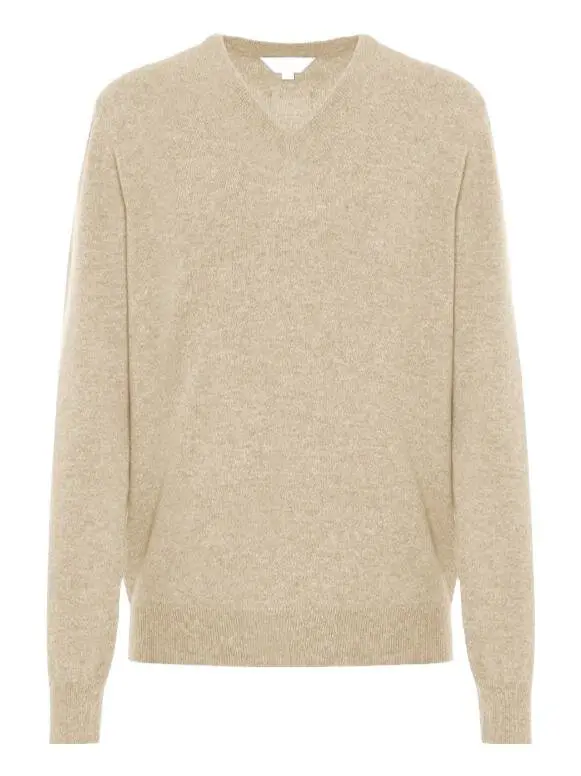 Malo V-neck Cashmere Sweater - Walnut