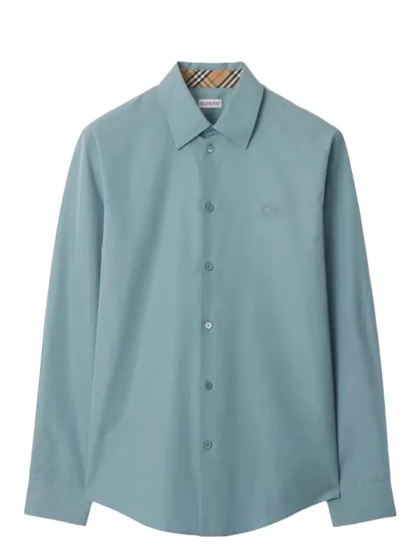Burberry Slim Fit Cotton Poplin Shirt - Index