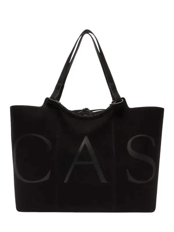 Casadei Sac Galleria Leather Tote Bag - Black