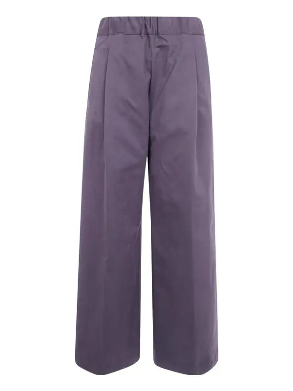 SEMICOUTURE Pleated Wide-leg Trousers - No