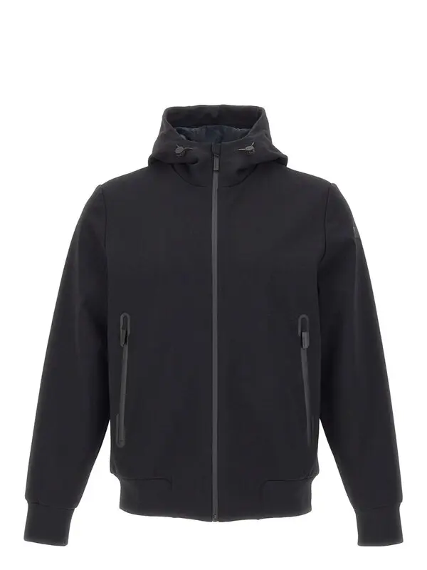 RRD Long Sleeve Zip-up Hooded Jacket - Black