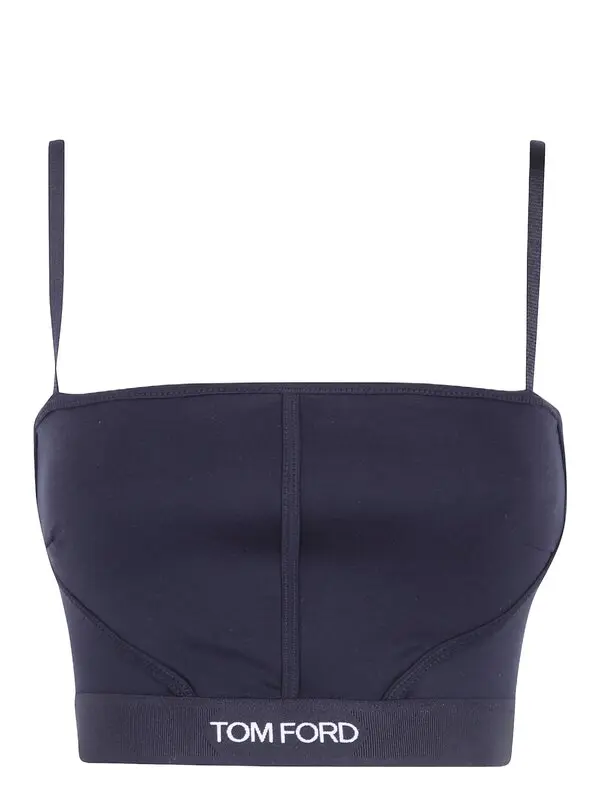 TOM FORD Modal Spaghetti Strap Top - Black