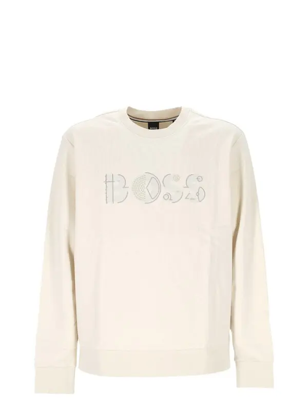 Hugo Boss Crewneck Sweatshirt With Logo Detail - No