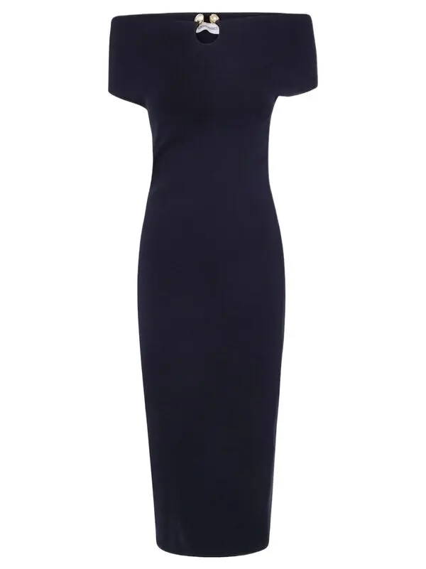 Alberta Ferretti Midi Dress - Black