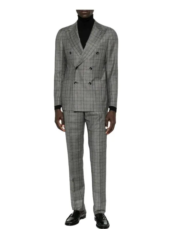 Tagliatore Long-sleeve Suit Set - Grey