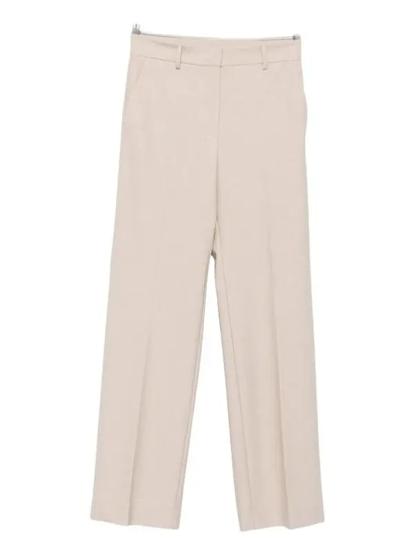 Antonelli Firenze Straight Leg Tailored Trousers - Beige