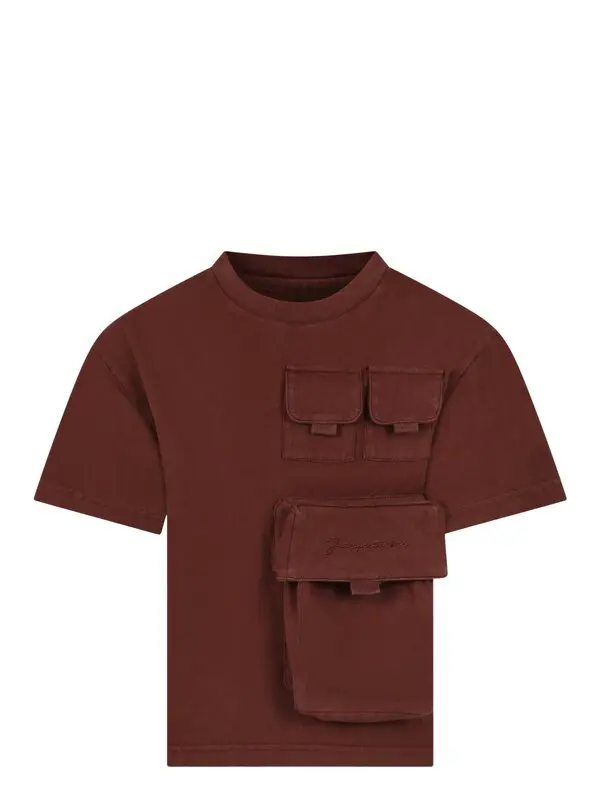 Jacquemus Le Bolso Pocket Detail T-shirt - Red
