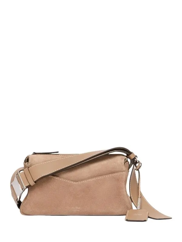 Max Mara Zippered Shoulder Bag - Mud Color