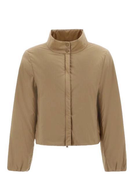 Herno Logo Plaque Water-repellent Jacket - Brown