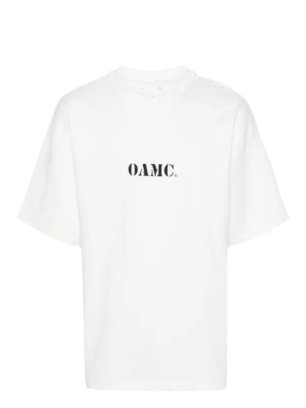 OAMC Logo-print Organic T-shirt - White