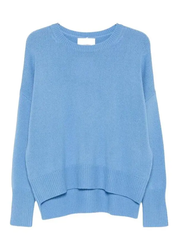 LISA YANG Mila Crew-neck Sweater - Azure