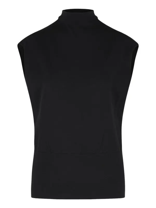 Simkhai Sleeveless Viscose Blend Top - Black