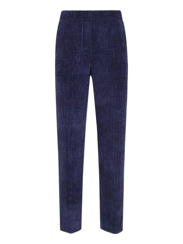 ANNECLAIRE Corduroy Trousers - Blue