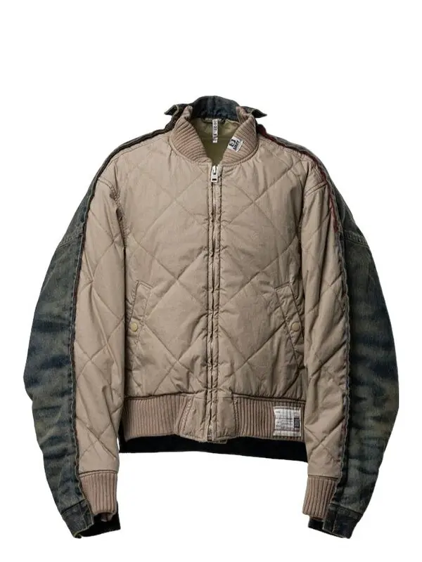 Mihara Yasuhiro Combined Quilt Denim Jacket - Indigo