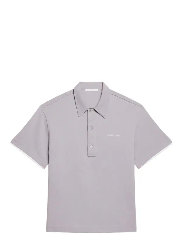 Helmut Lang Short-sleeved Polo Shirt - Cloud