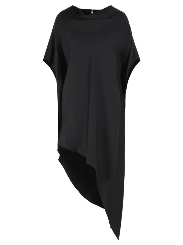 Simkhai Sadia Asymmetrical Mini Dress - Black