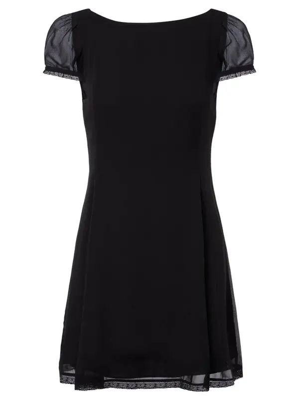 Posse Lace-trimmed Dress - Black