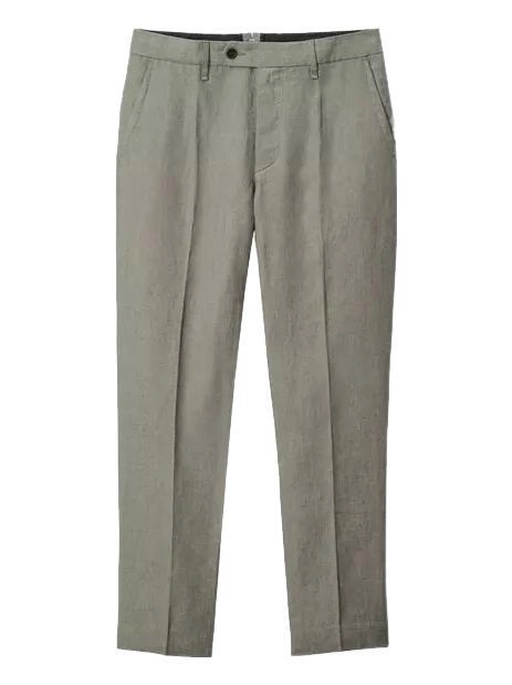 Rag & Bone Evan Linen Trousers - Grey