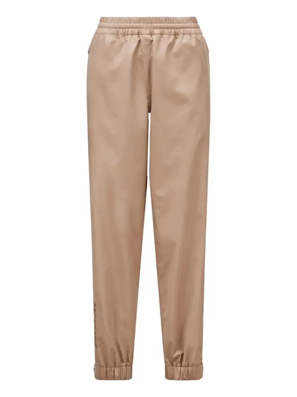 Moncler Gore-tex Trousers With Elasticated Waist And Buckled Legs - Khaki