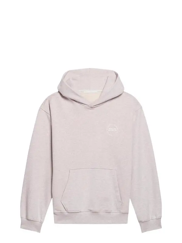 Helmut Lang Printed Hoodie - Light Gray