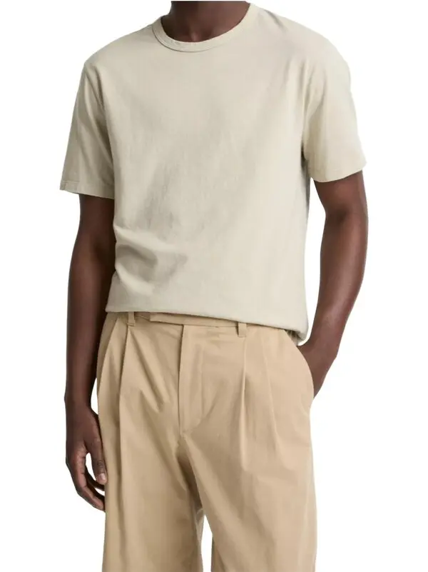 Vince Garment Dye Cotton T-shirt - Wpm