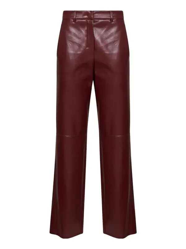 Max Mara Coated Straight-leg Trousers - No