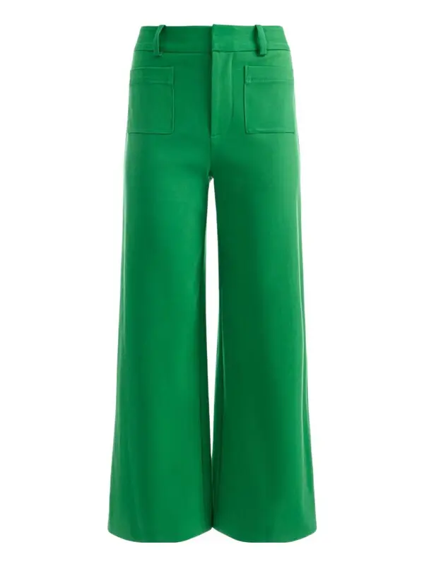 ALICEOLIVIA Casual Trousers With Patch Pockets - Green