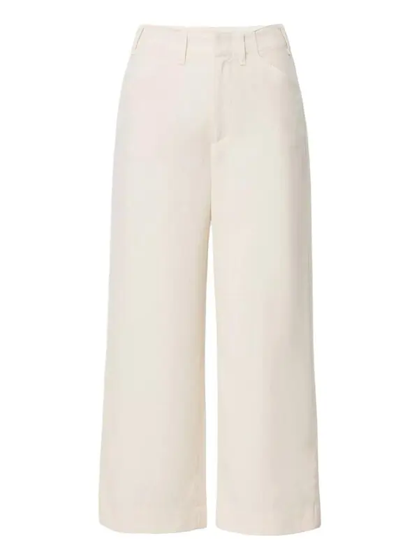 Rag & Bone Wide-leg Trousers With Belt Loops - White