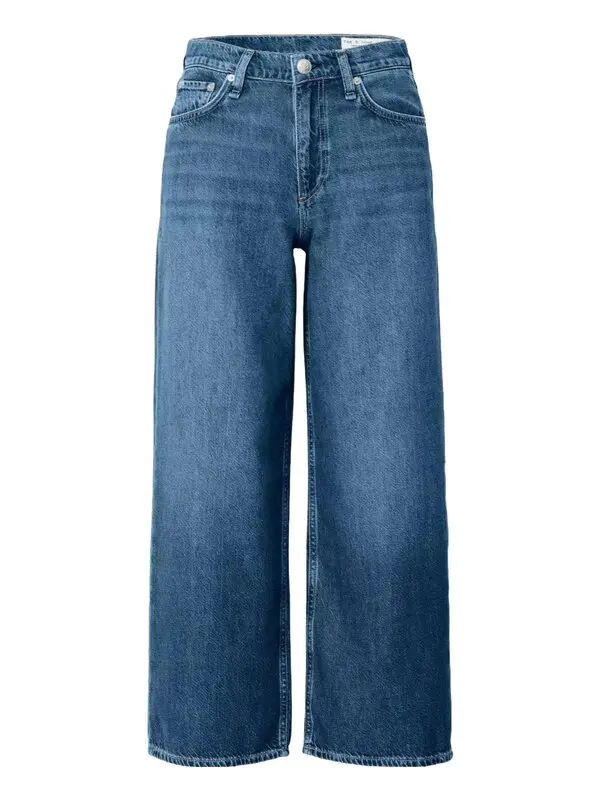 Rag & Bone Andi Ankle Wide-leg Jean - Blue