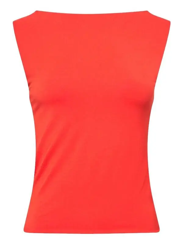 Rag & Bone Sleeveless Boatneck Top - Orange