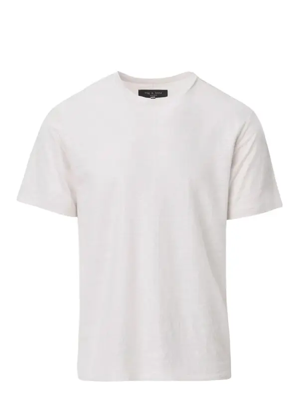 Rag & Bone Crew Neck Short-sleeved T-shirt - Light Brown