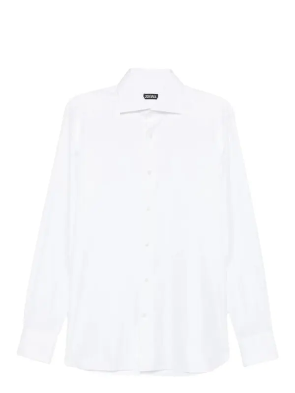 Zegna Long Sleeve Shirt - White