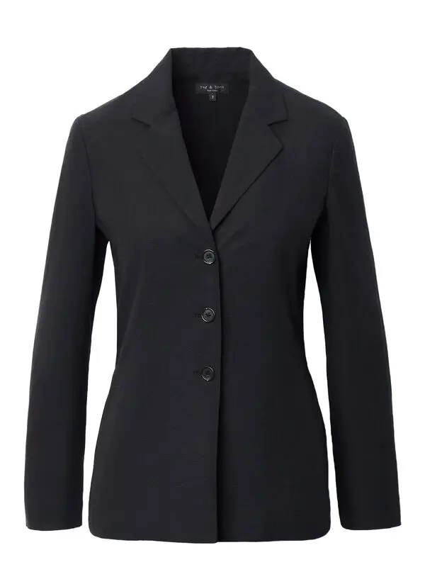 Rag & Bone Long-sleeved Suit Jacket - Black
