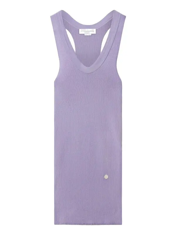 Stella McCartney Sleeveless Fine Knit Top - Lilac