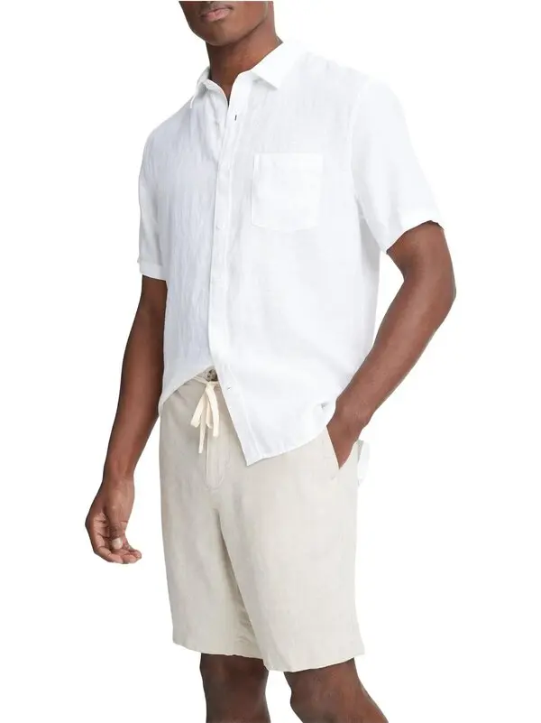 Vince Rope Belted Shorts - White