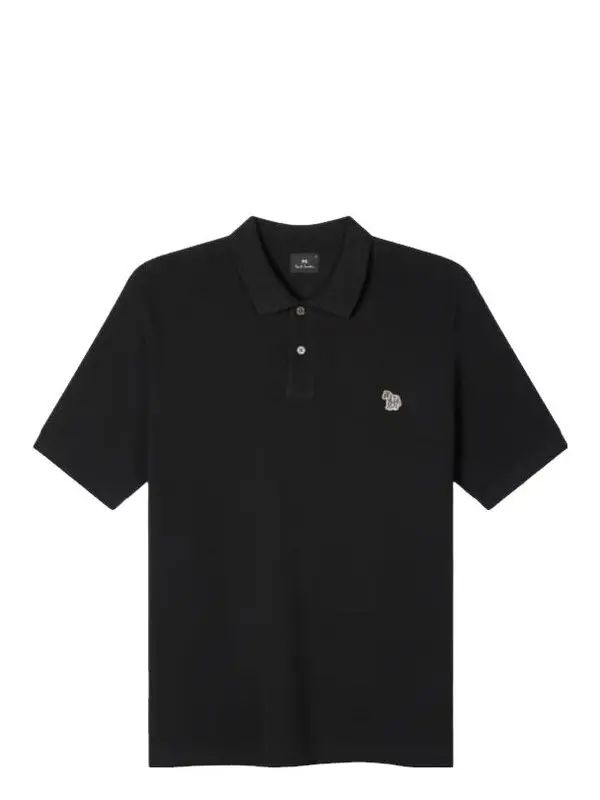 Paul Smith Zebra Logo Polo Shirt - Black