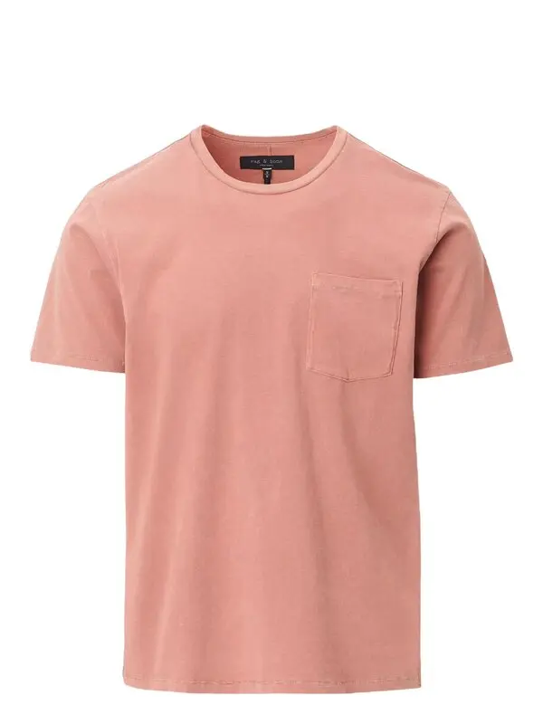 Rag & Bone Crew Neck Short-sleeved T-shirt - Pink