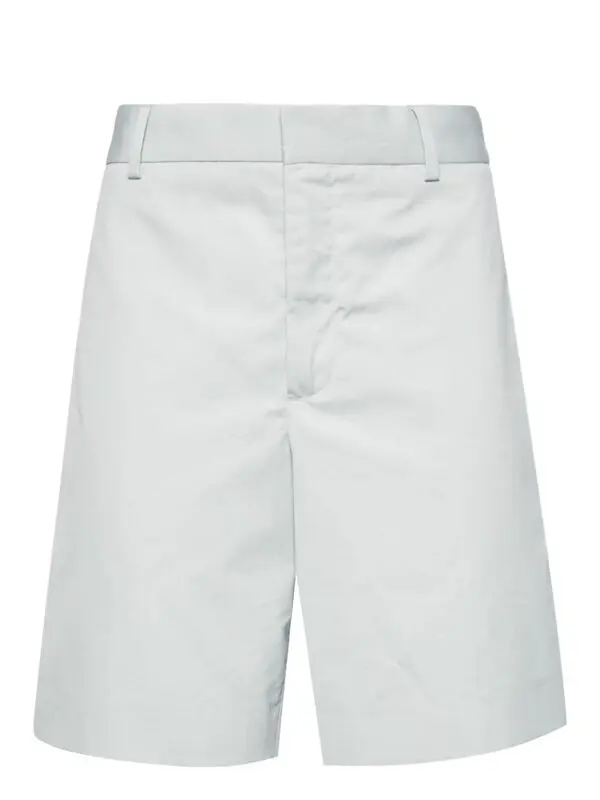 Off-White Cotton Chino Shorts - White
