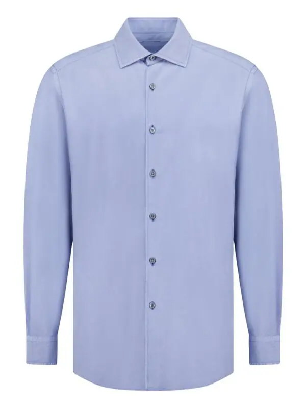Zegna Long-sleeve Shirt - Blue