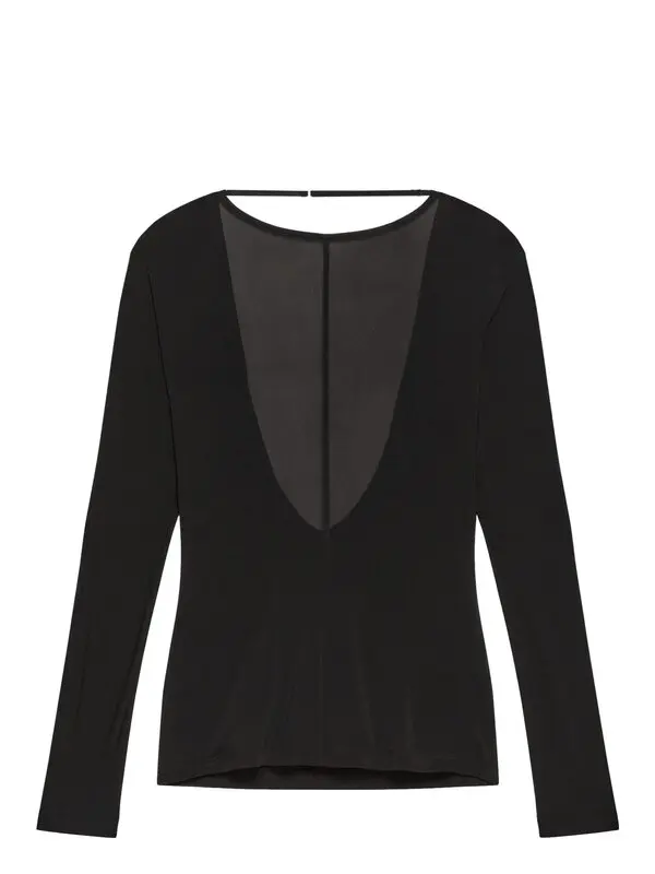 Helmut Lang Long-sleeved T-shirt - Black