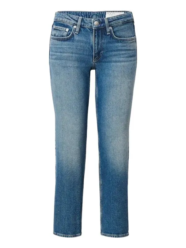 Rag & Bone Belt Loop Jeans - Blue