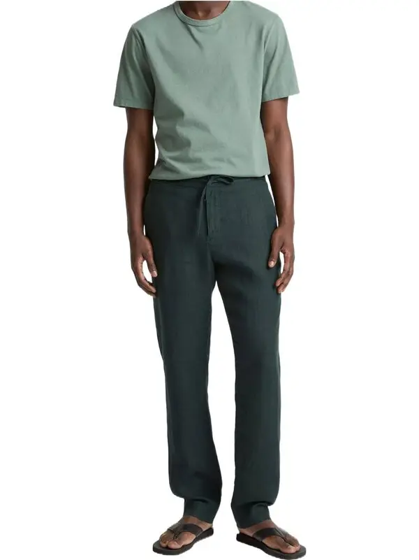 Vince Drawstring Casual Pants - Seaweed Green