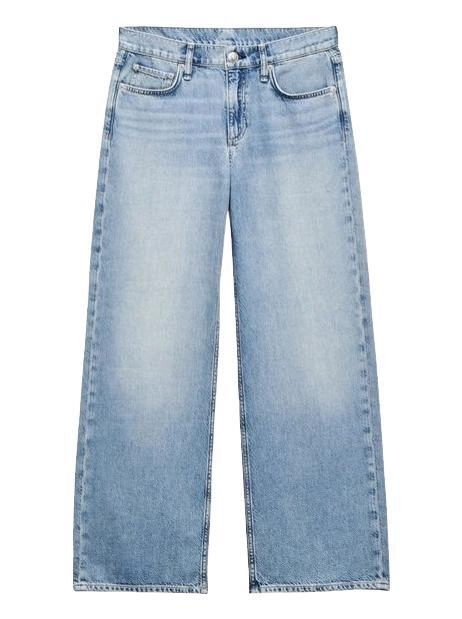 Rag & Bone Belt Loop Jeans - Blue