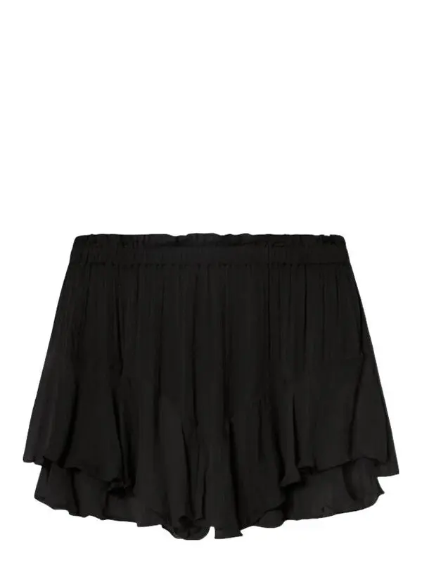 Isabel Marant Étoile Sornel Ruffled Shorts - Black