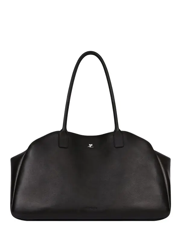 COURREGES Maxi Strip Bag - Black
